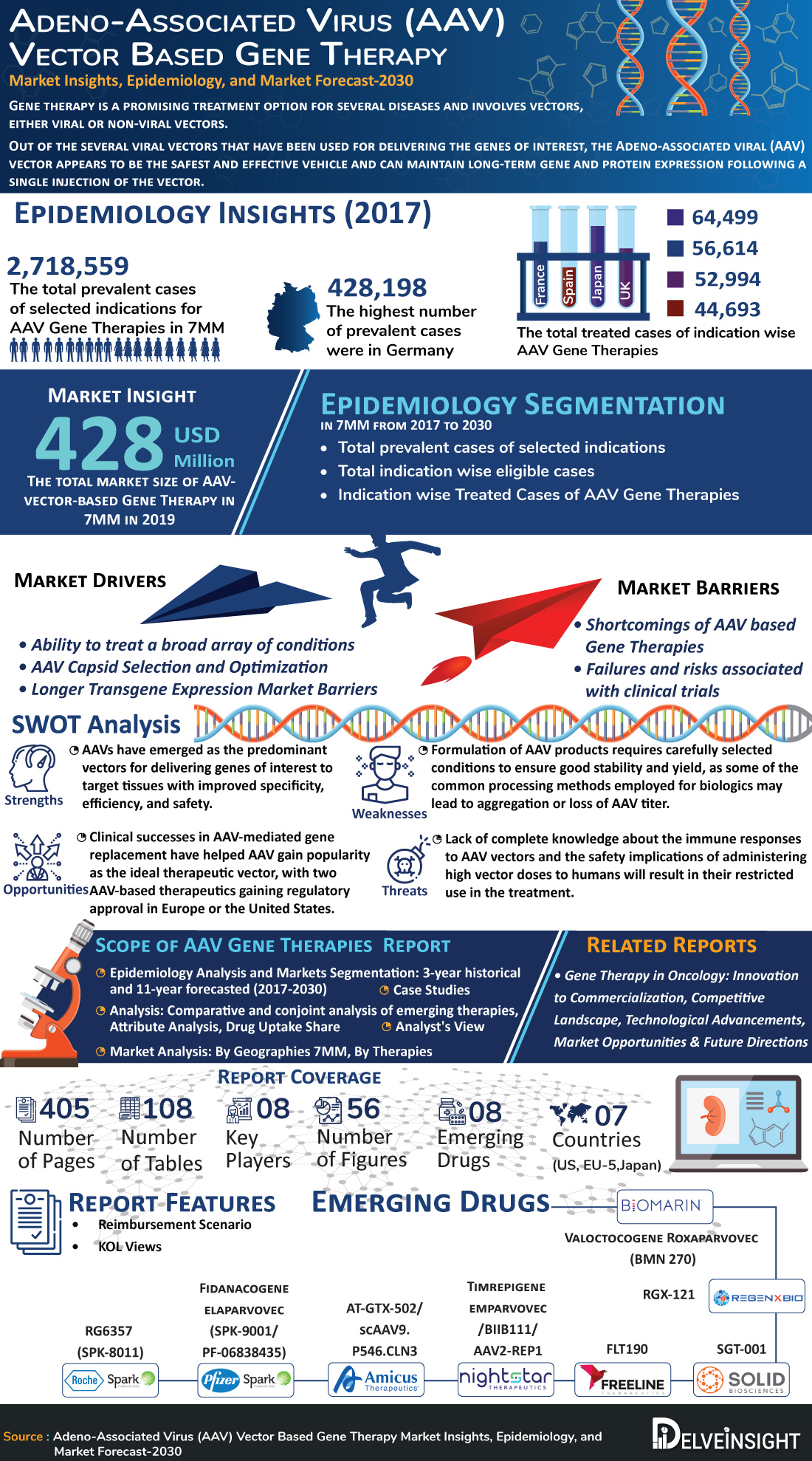 Report Sample for AAV Vectors in Gene Therapy